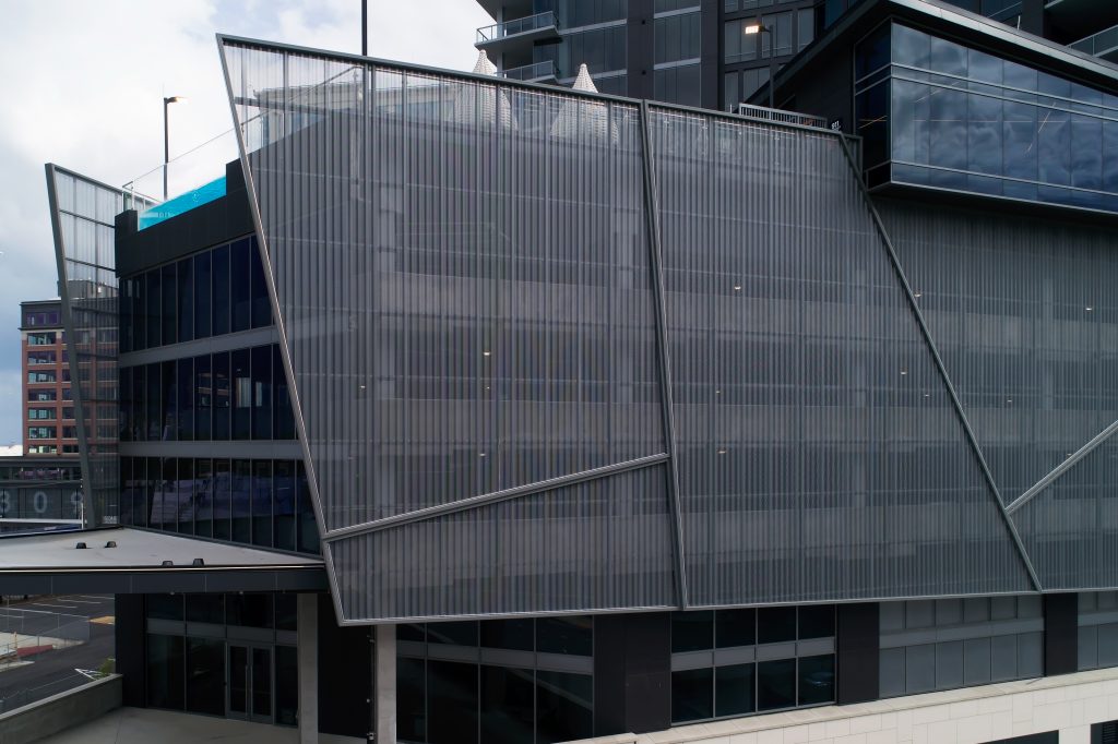 Perforated Metal Screen Creates an Artistic POP – A+Dwire