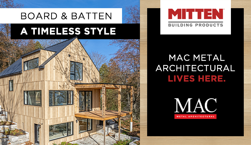 MAC’s Board & Batten profile blends country charm & modern simplicity ...